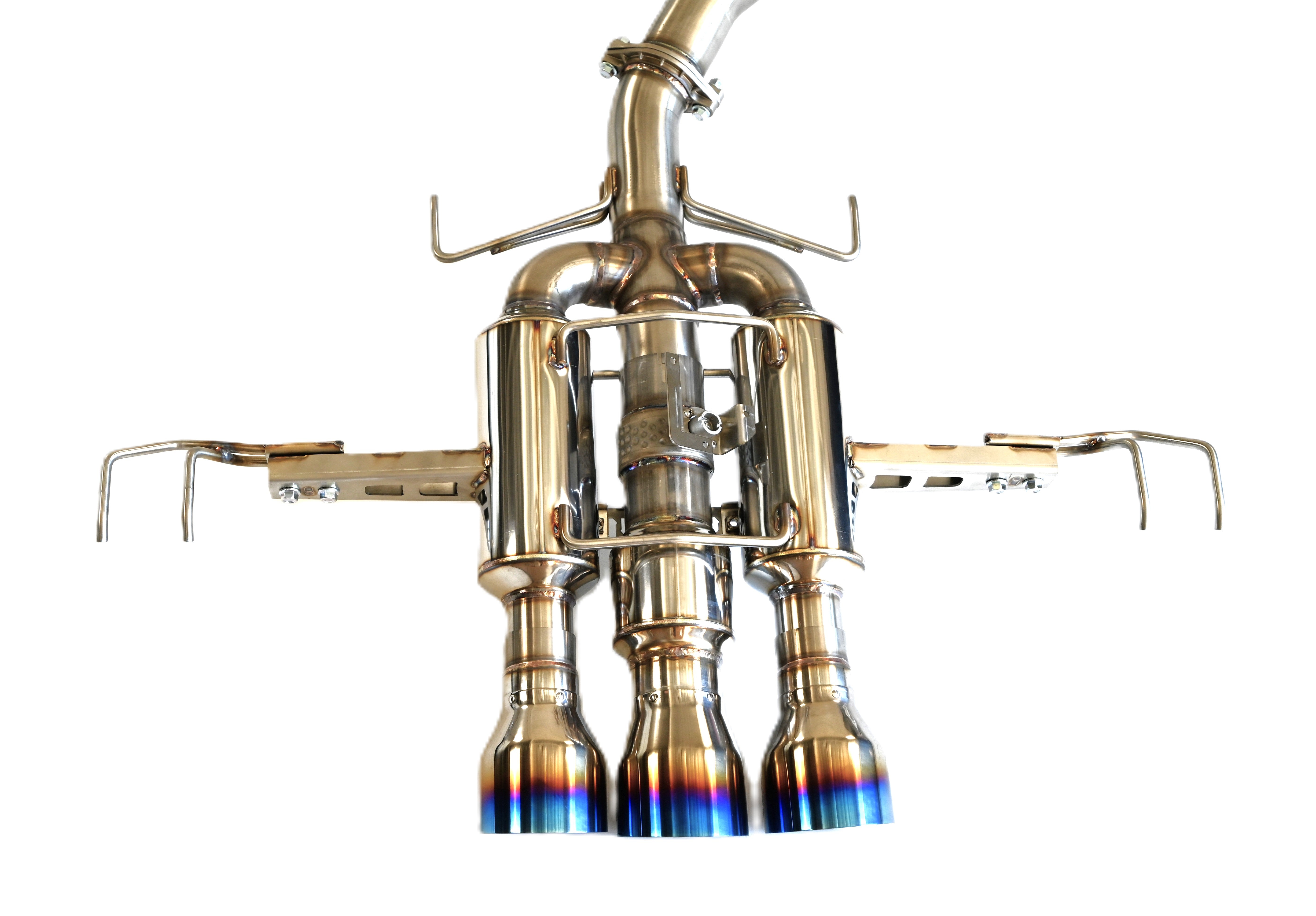 Invidia 22-Up Honda Civic Type-R FL5 R400 Titanium tip full Cat-back E ...