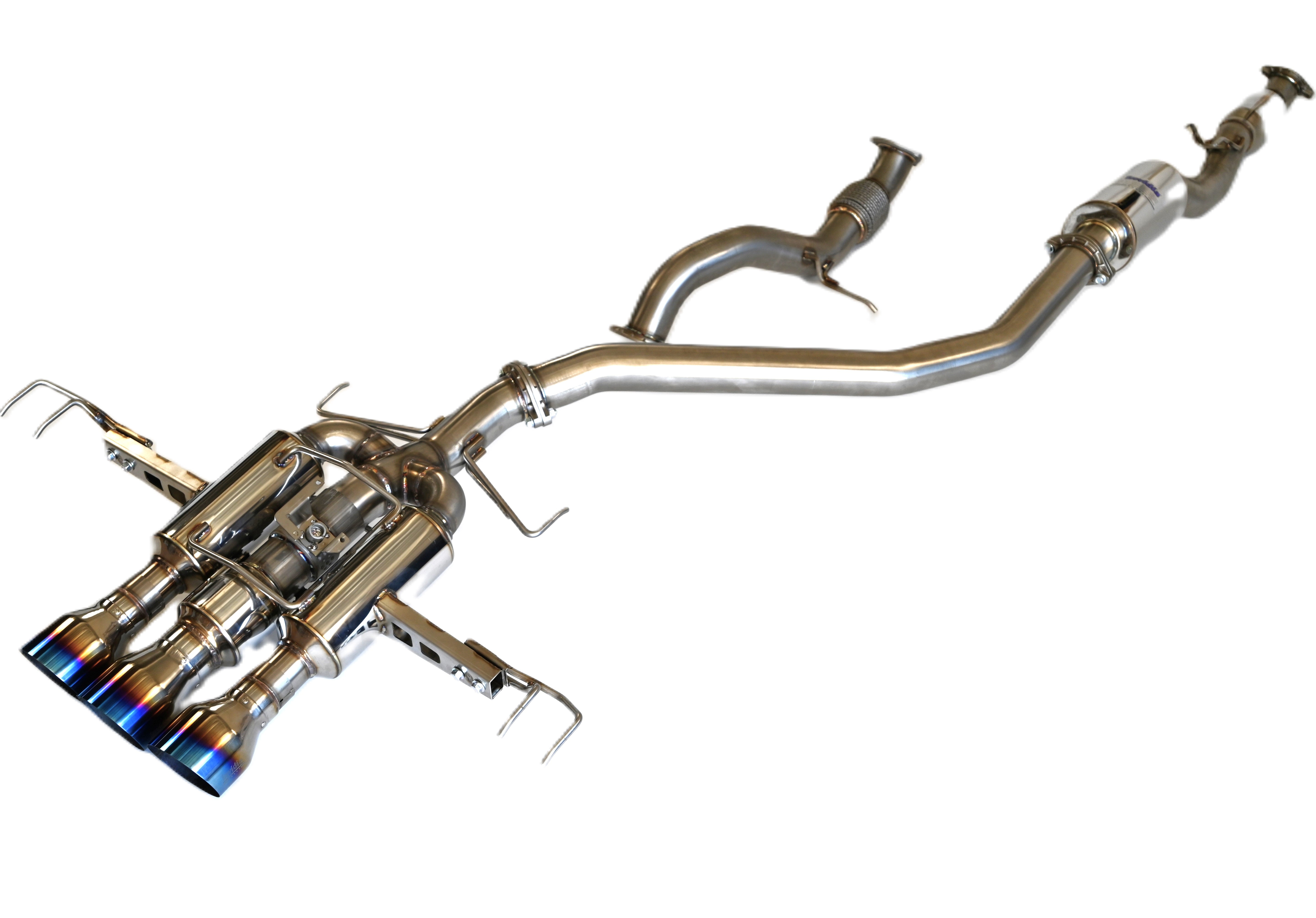 Invidia 22-Up Honda Civic Type-R FL5 R400 Titanium tip full Cat-back E ...