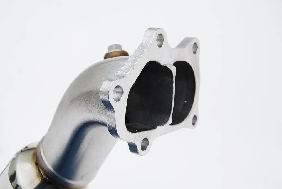 Invidia 02-07 Subaru WRX/STI High flow cat Down Pipe with extra O2 Bun ...