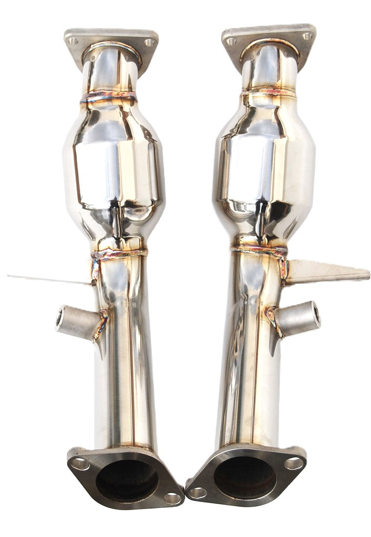 Invidia 02-06 Nissan 350z 03-06 G35 VQ35DE High Flow Cats with Bracket ...