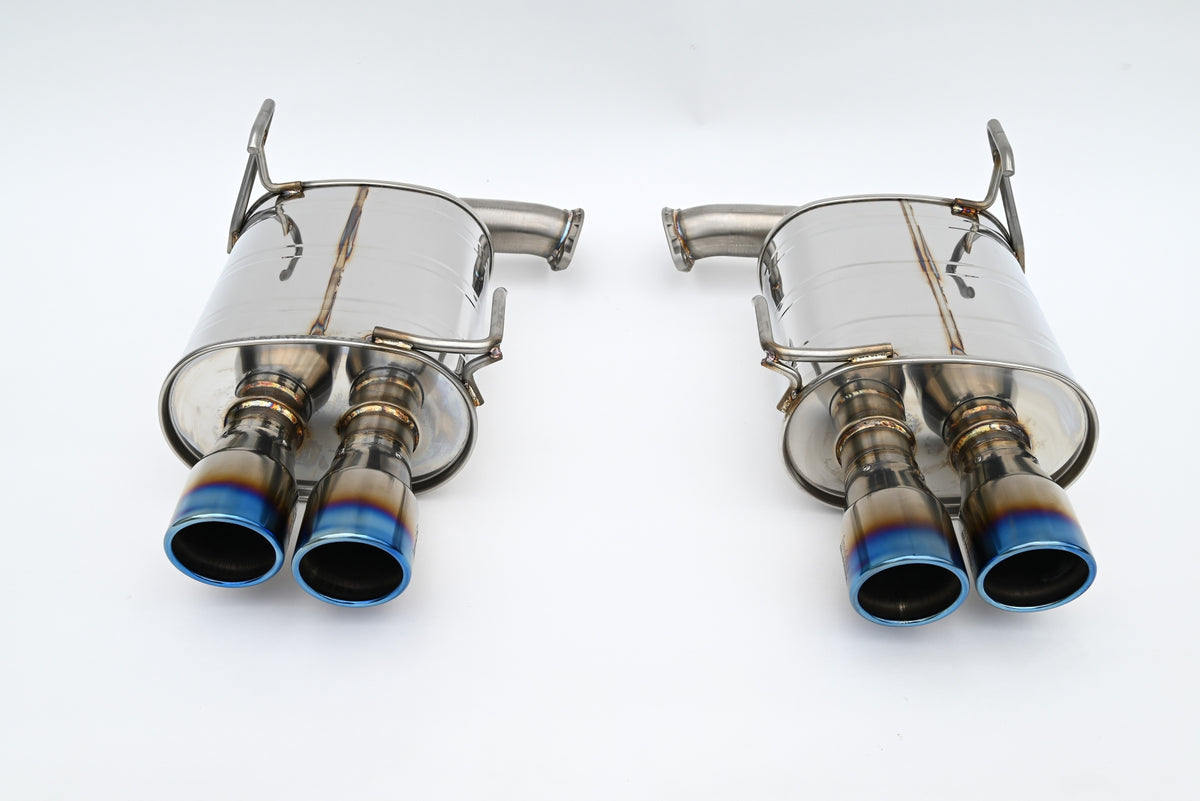 Invidia 22-Up Subaru WRX Axle Back Q300 3.5" Rolled Dual Wall Titanium ...